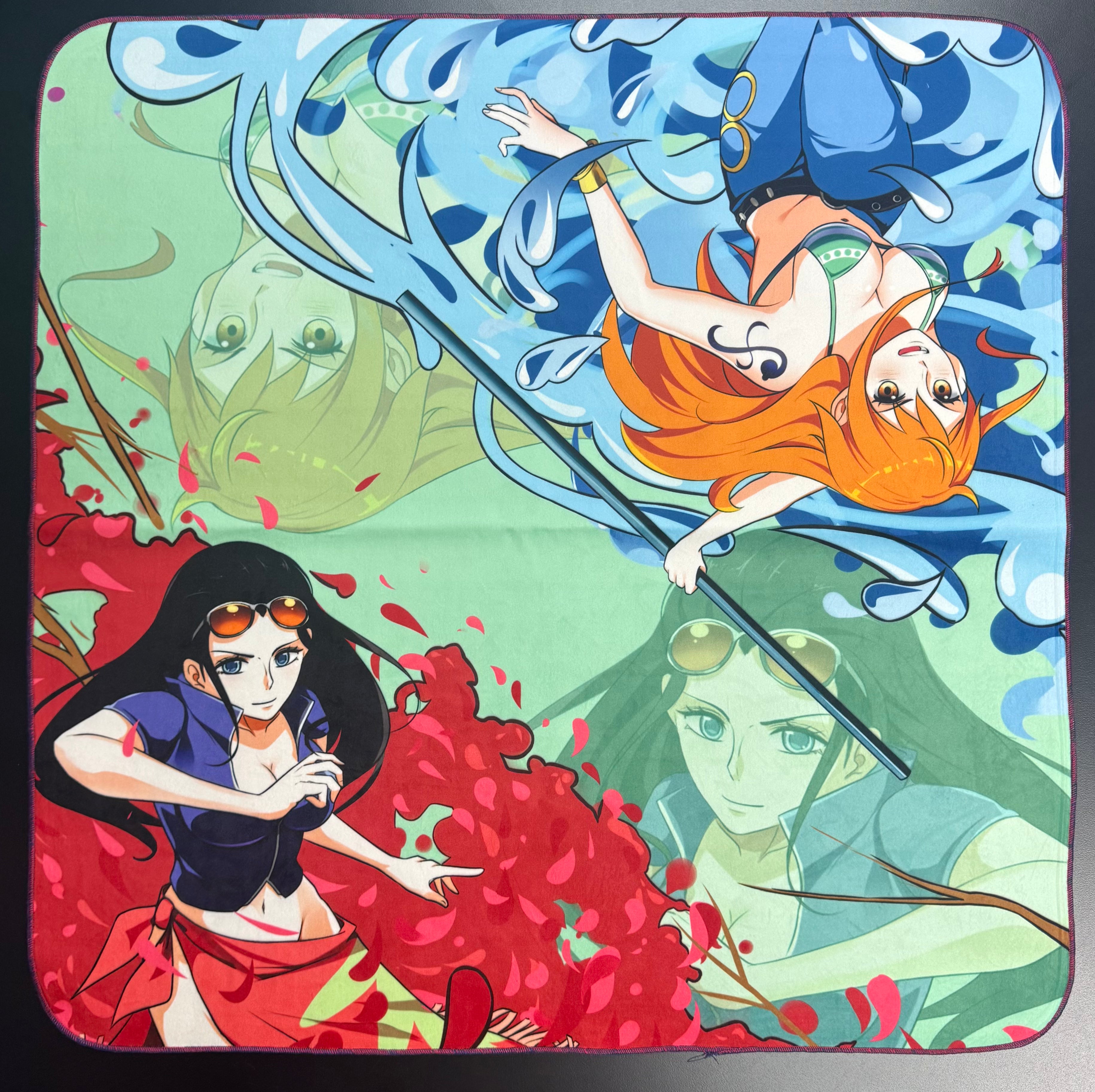 Nami & Robin Cloth 2-Player Play mat – Tako Games & Collectibles